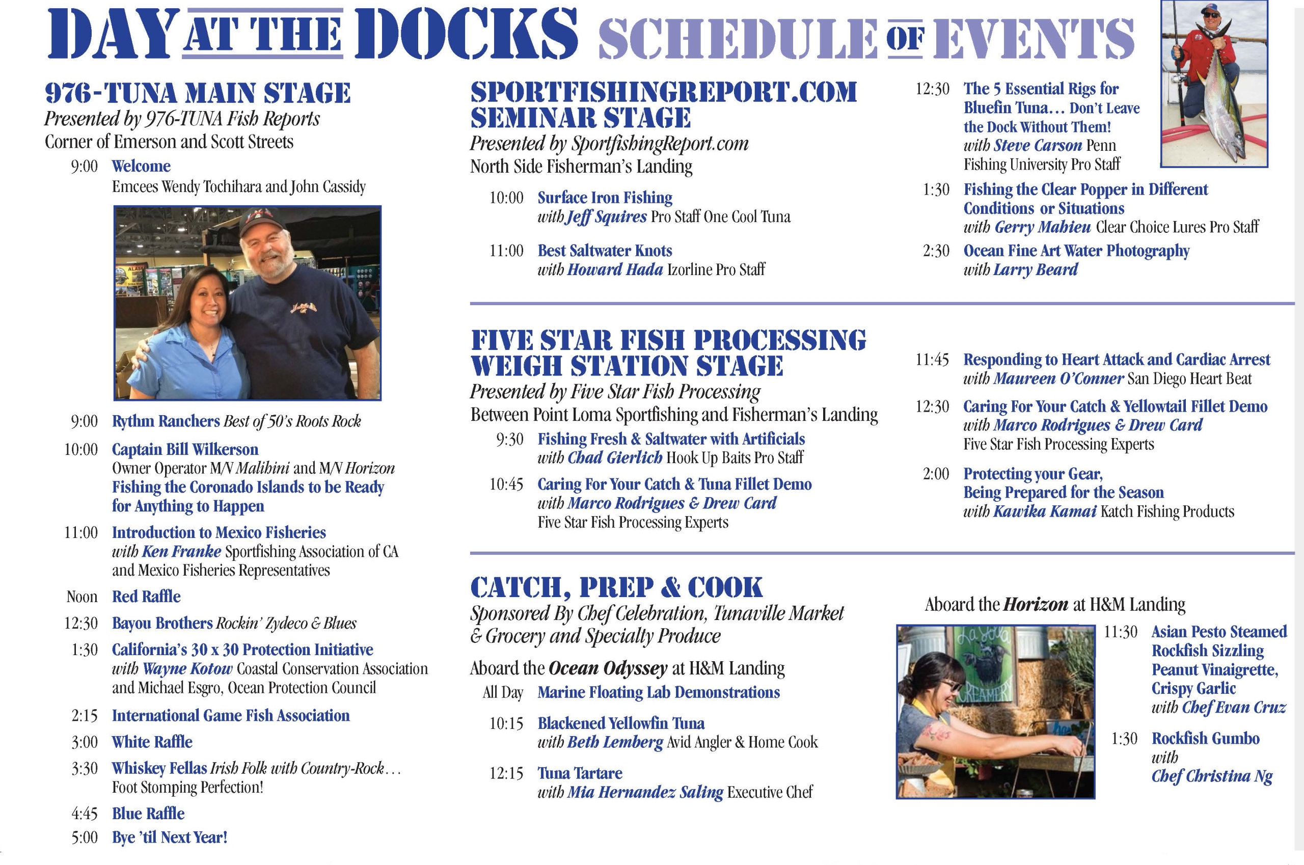 Day at the Docks 2023 seminar schedule | Bloodydecks